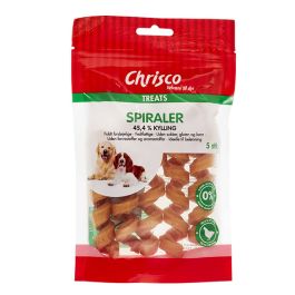 Hundegodbidder - Spiraler med 45,4% kylling | Chrisco.dk
